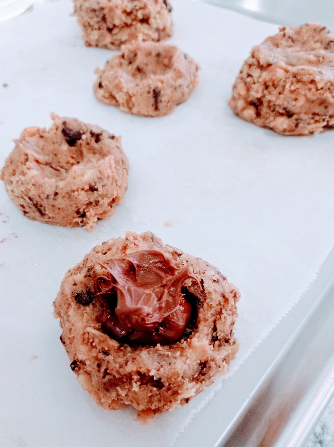 Las Mejores Galletas Rellenas de Nutella- Receta Americana