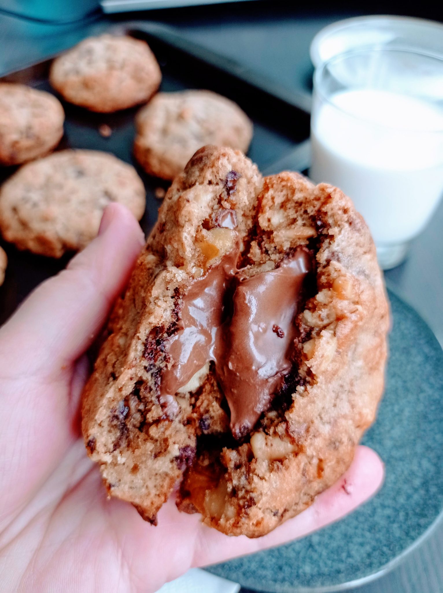 Las Mejores Galletas Rellenas de Nutella- Receta Americana