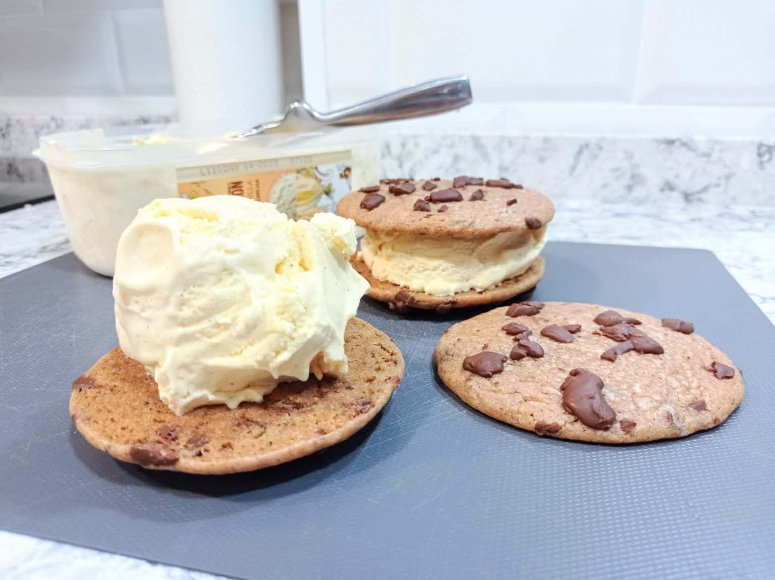Las Mejores Galletas Para Sándwich de Helado (Ice Cream Sandwiches ...