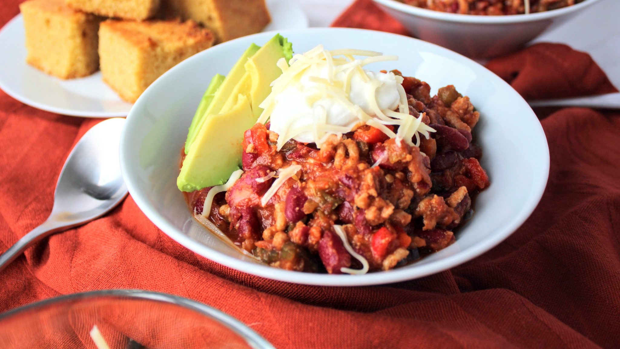 Chili con Carne y Frijoles Estilo Americano - Receta Americana