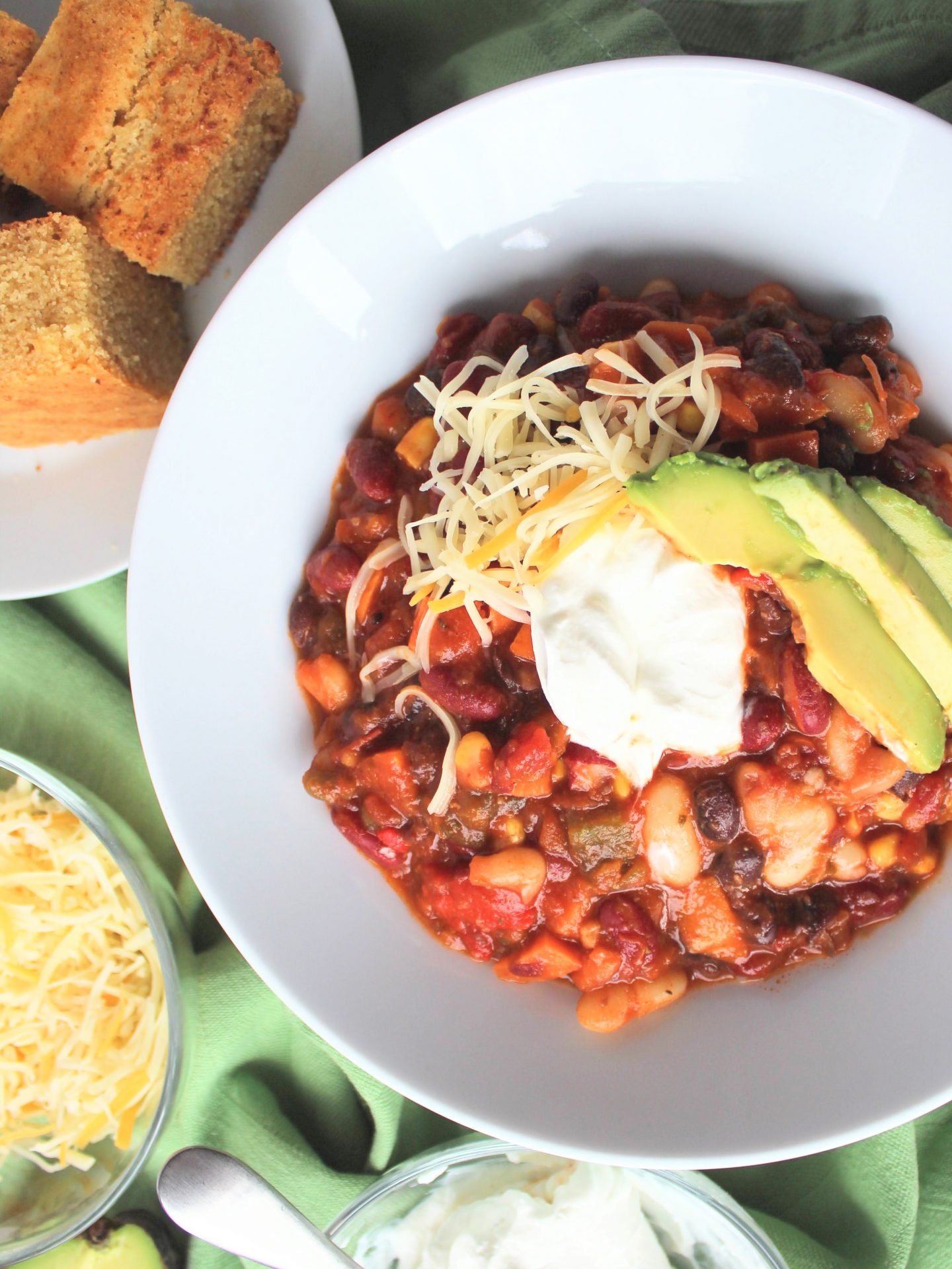 Chili Vegetariano Estilo Americano - Receta Americana