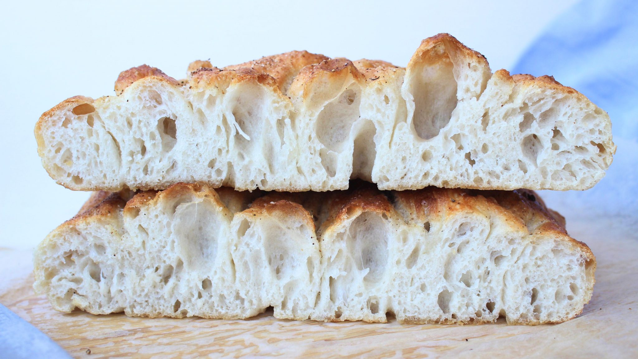 Focaccia Receta Fácil con Harina Común - Receta Americana